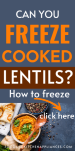 Can You Freeze Cooked Lentils? The Pros and Cons of Freezing Lentils ...