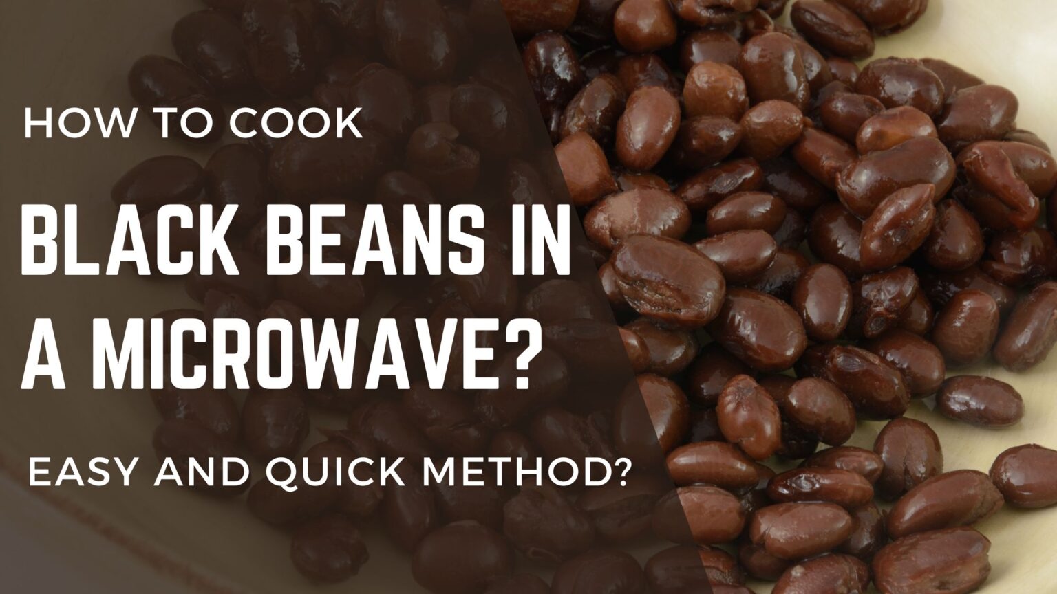 How to Cook Canned Black Beans in Microwave? - FOODANDKITCHENAPPLIANCES