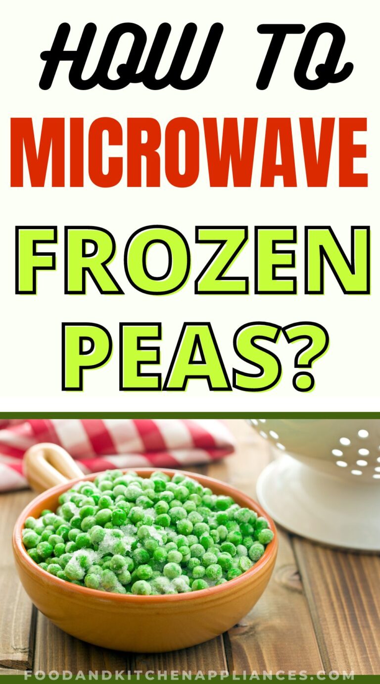 How to Microwave Frozen Peas? Quick and Easy Cooking Tips ...